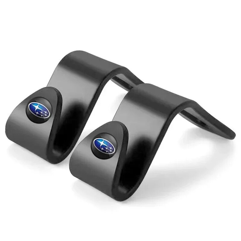 Для Subaru Forester XV Tribeca Outback Impreza Legacy STI WRX BRZ 2 шт. ABS крючки для спинки автомобильного сиденья, держатель для сумки, зажим для внутреннего стиля автомобиля 2pcs