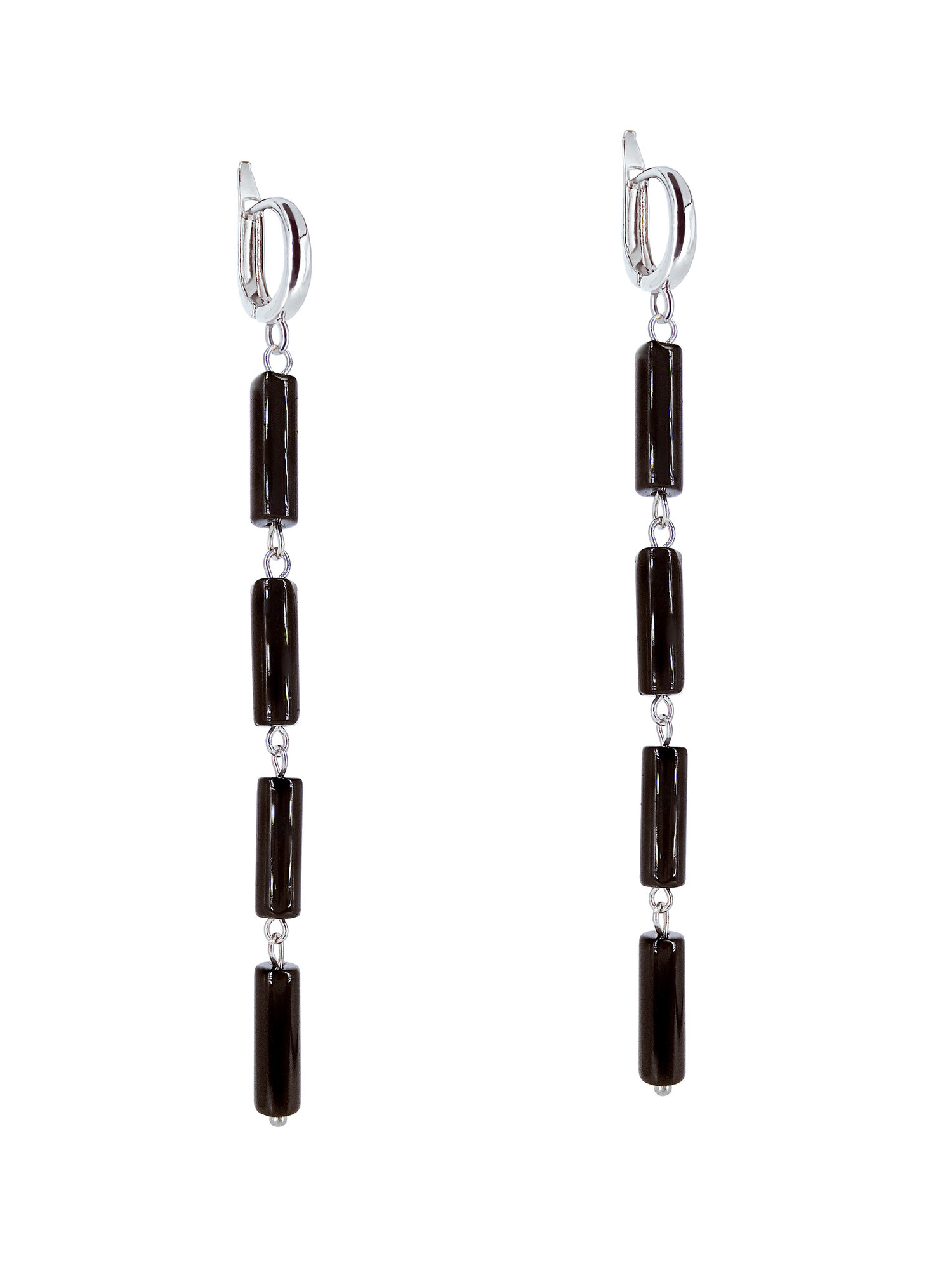 Серьги, агат