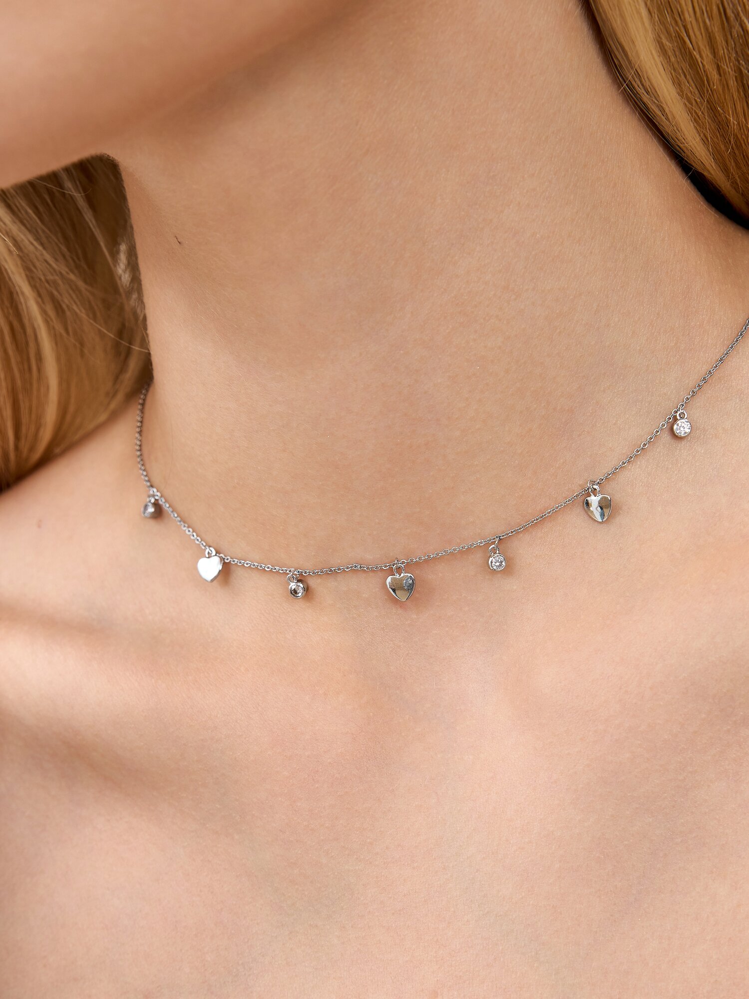 Чокер, циркон