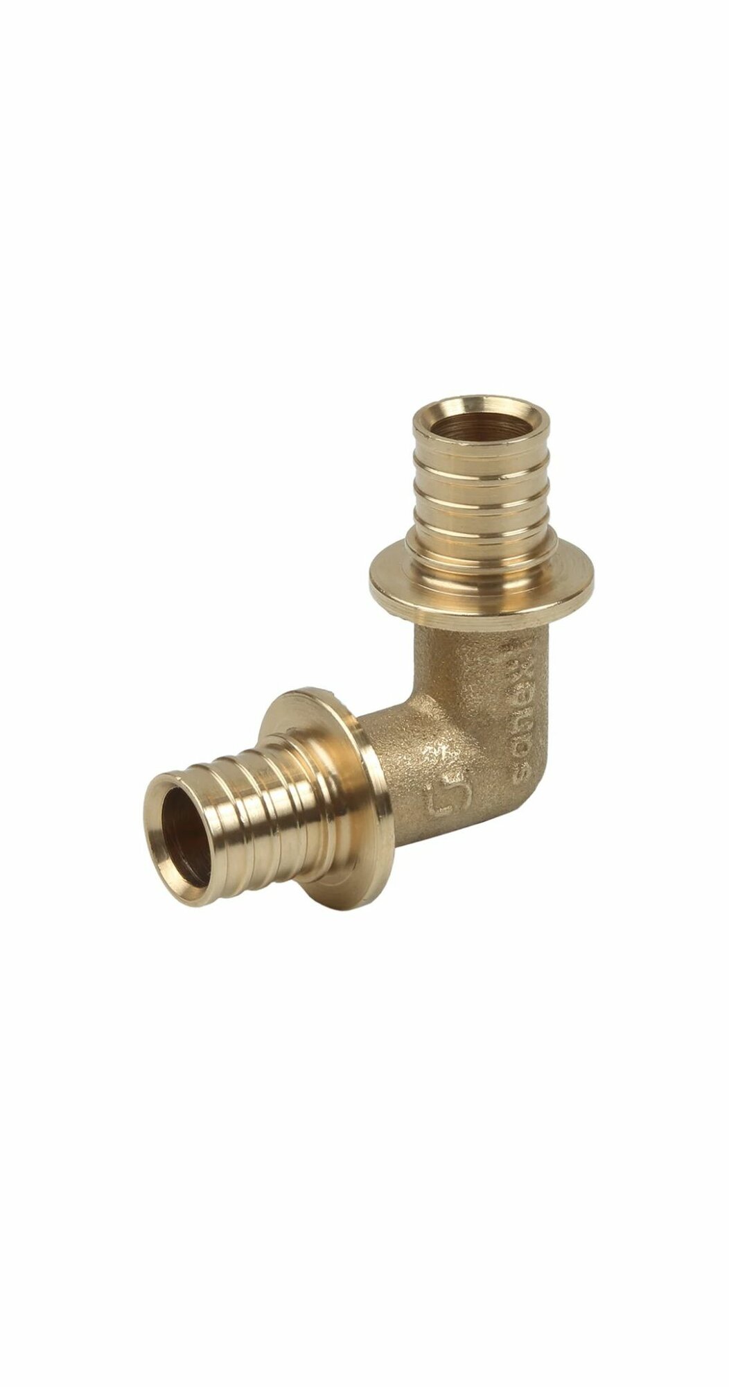 Угол 25мм аксиальный Sanext 4530 ( подходит для труб REHAU и STOUT )