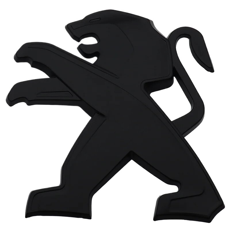 1 шт. новый ABS 3D передний логотип автомобиля, задний бампер, задняя дверь, багажник, наклейка, задняя эмблема автомобиля, наклейка, Стайлинг, аксессуары для Peugeot