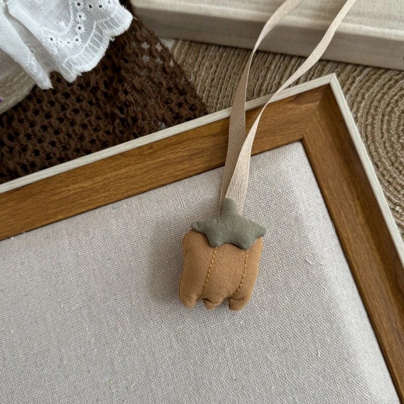 Новый корейский детский тканевый кулон с милыми мультяшными животными ручной работы из хлопка, регулируемое детское ожерелье, аксессуары