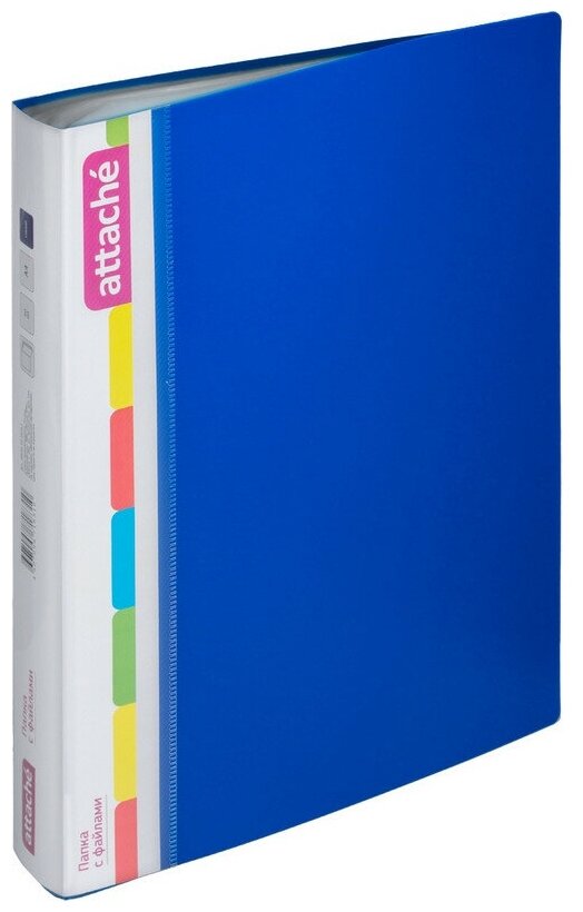 Папка файловая ATTACHE KT-60/07 синяя Россия 26630