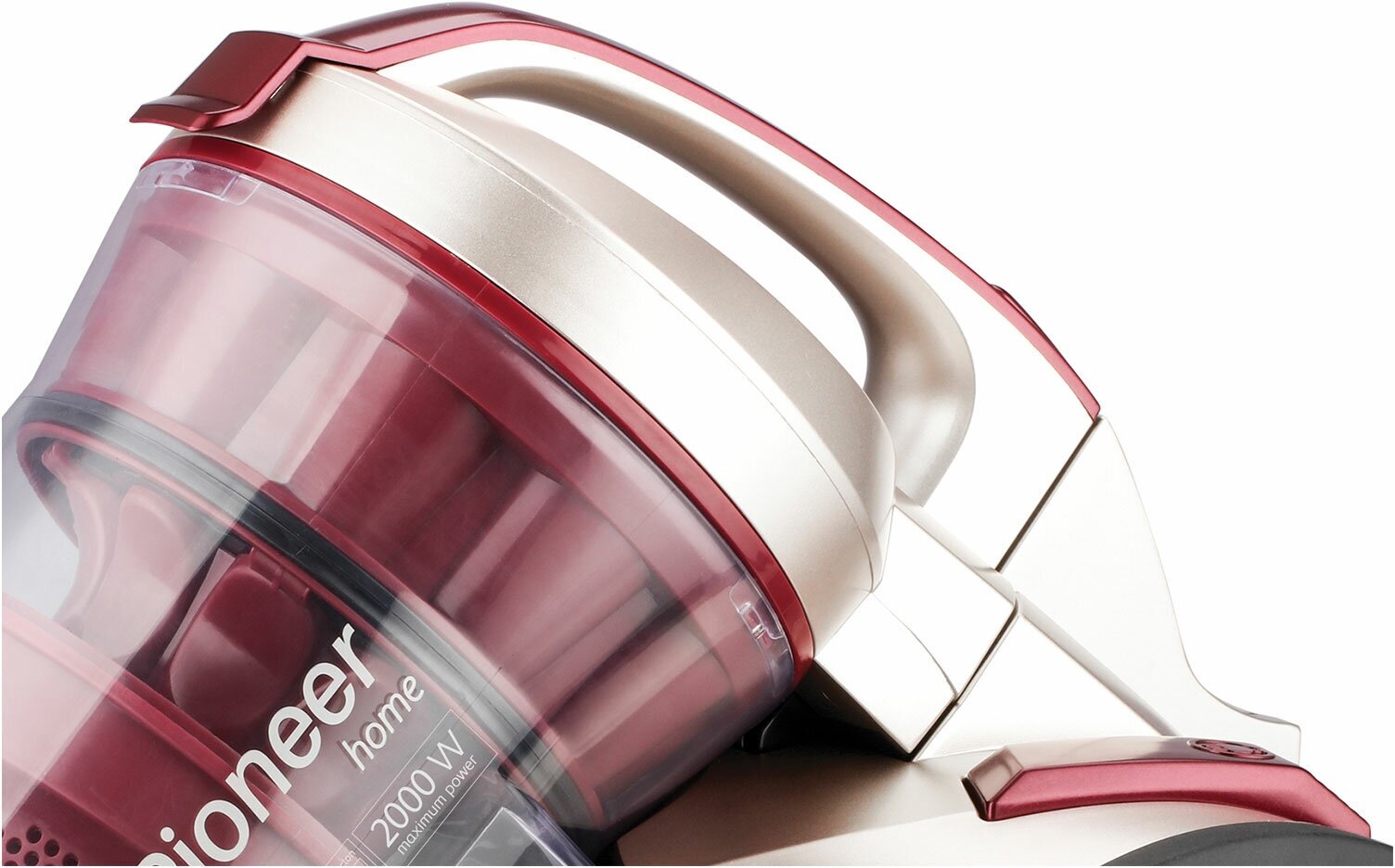 Пылесос Pioneer VC325C, красный/золотой — купить в интернет-магазине по ...