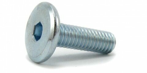 Винт мебельный М6х55 ц HEX 4.0 (упак 25 шт)