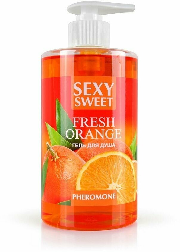 Гель для душа Sexy Sweet Fresh Orange с ароматом апельсина и феромонами - 430 мл, Биоритм
