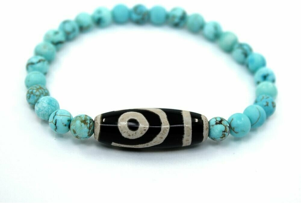 Браслет-нить, бирюза