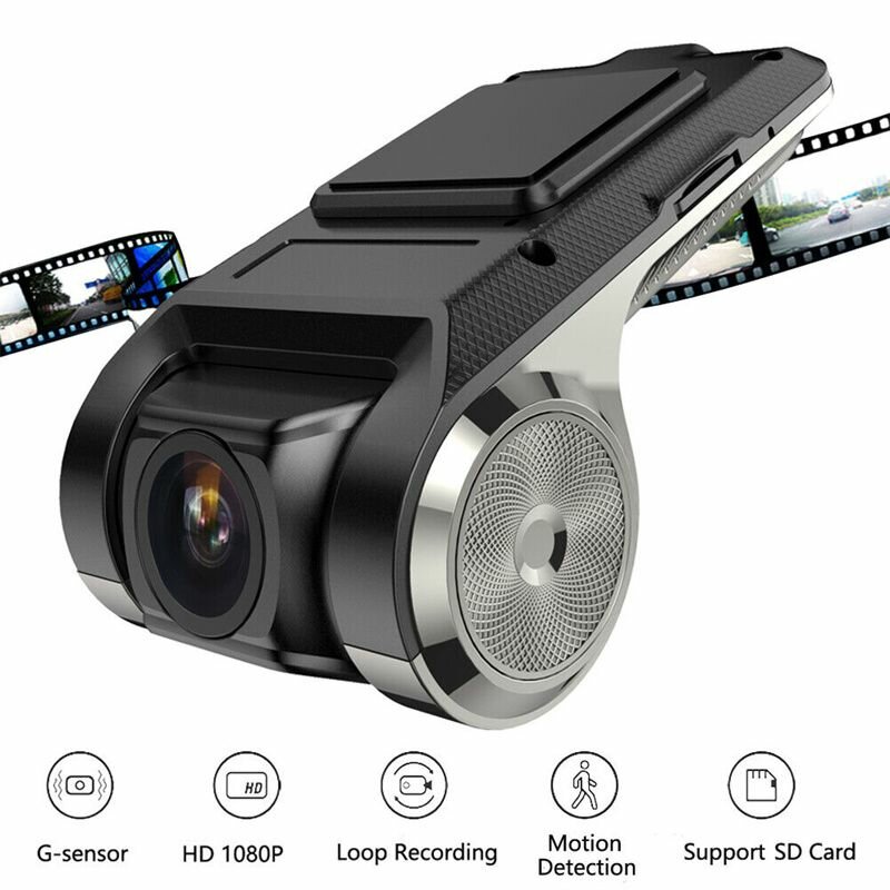 Видеорегистратор с ADAS (LDWS/FCWS), широкоугольный объектив 170° 720P, циклическая запись, G? сенсор, класс IP66, 12V