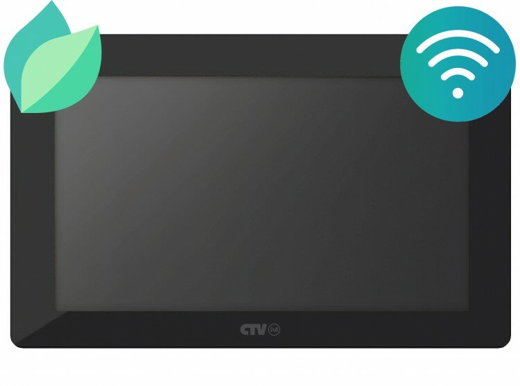 Монитор видеодомофона с Wi-Fi CTV-iM Cloud 7 цвет: черный