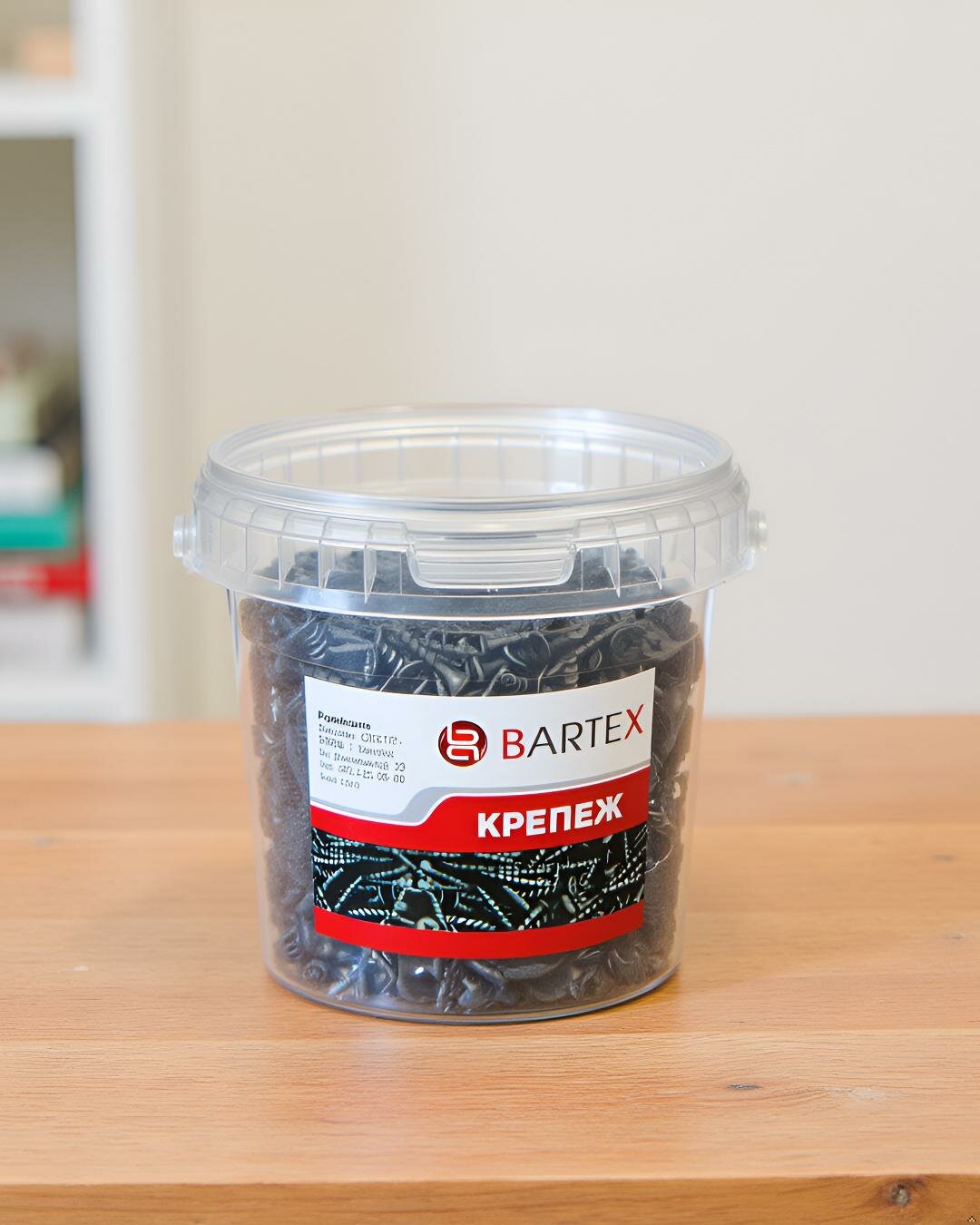 Саморез по дереву и гипсокартону, диаметр 3.5х25 мм, 1000 шт, банка, Bartex