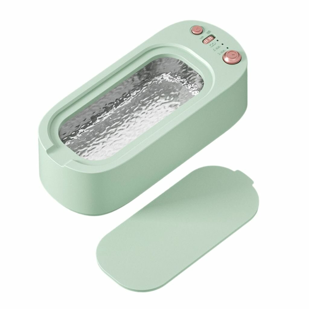 Ультразвуковой очиститель украшений и очков, Зеленый