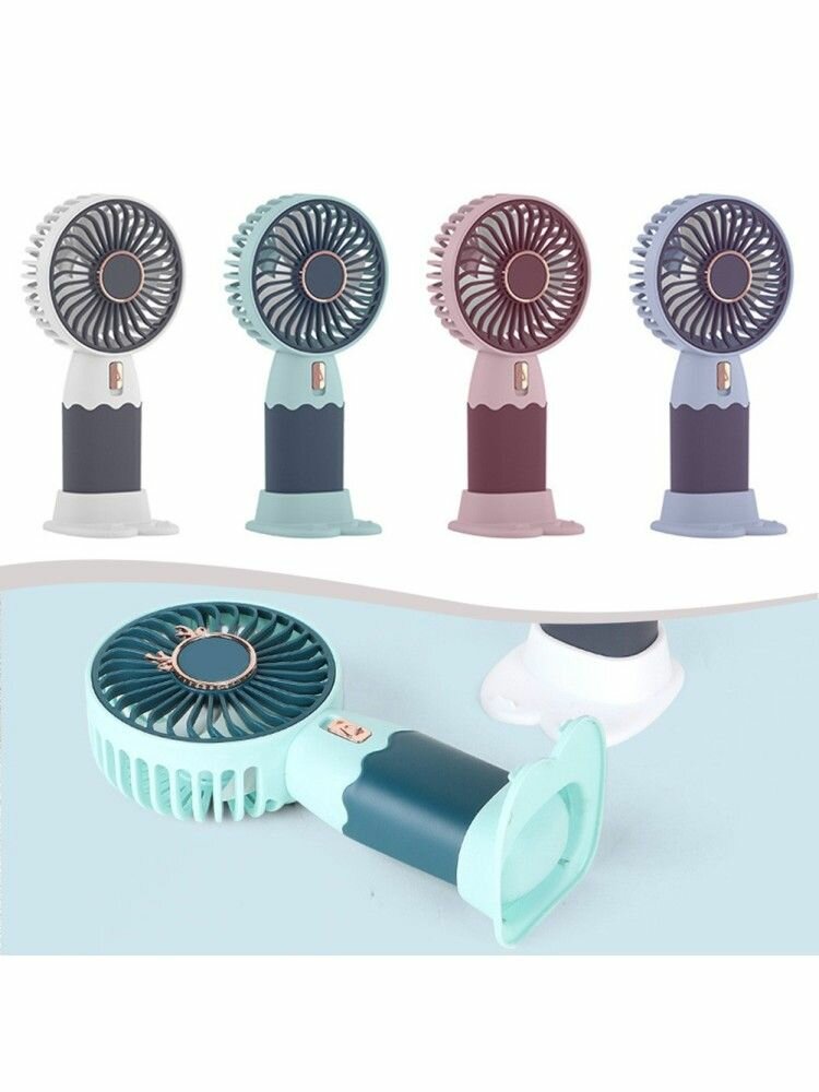 Мультяшный мини-ручной маленький вентилятор