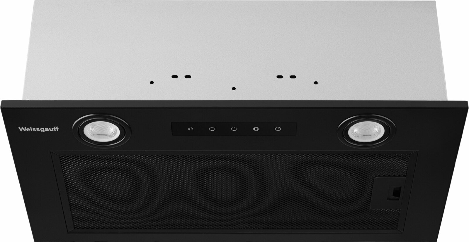 Полновстраиваемая вытяжка Weissgauff Box 1000 BL Sensor