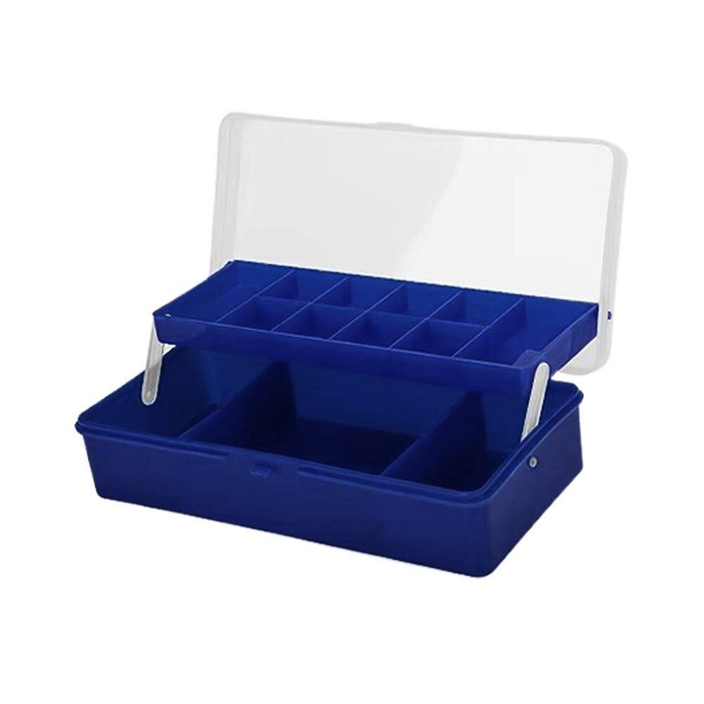 Коробка 2-сторонняя для воблеров, блесен, силикона. Органайзер рыболовный.