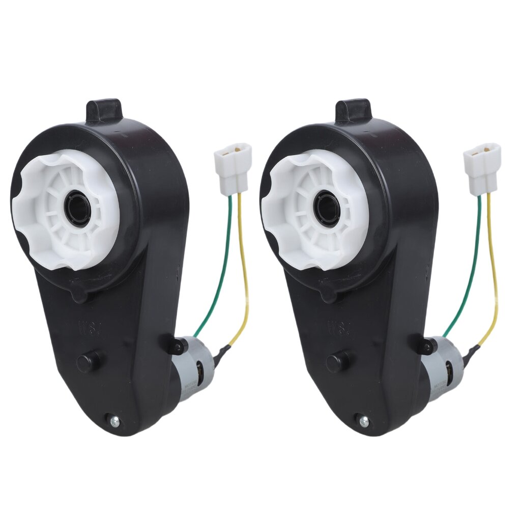 Комплект из 2 мотор-редукторов RS550 12 В для модернизации детских электромобилей с приводом на 40000 об/мин.