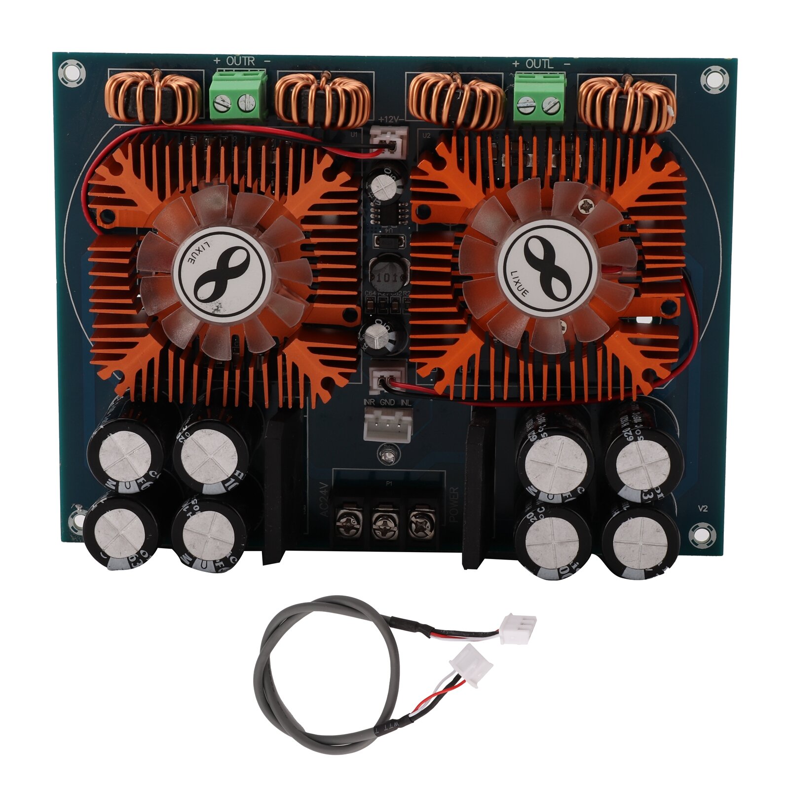 Плата усилителя мощности HighPower, 2-канальный цифровой модуль, встроенная материнская плата XHM254