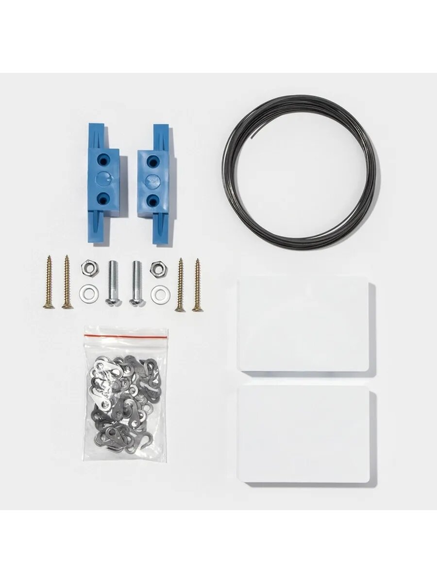 Элегантный двухрядный струнный карниз для штор