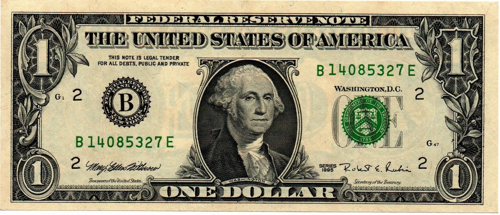 Доллар 1995 год США 14085327