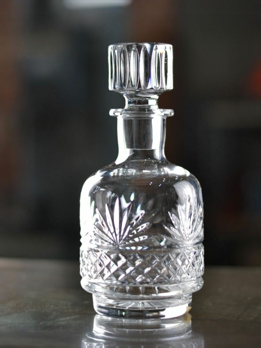 Графин с крышкой хрусталь Неман стеклозавод 0,5 л (11781 900/26) для воды сока лимонада морса водки виски алкоголя