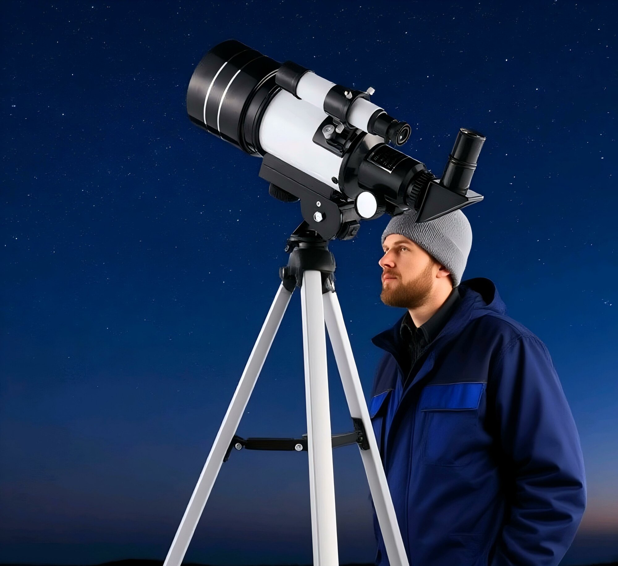 Телескоп Veber 360/50 рефрактор в кейсе ; Подарок школьнику ; Юному астроному; F30070M;150X