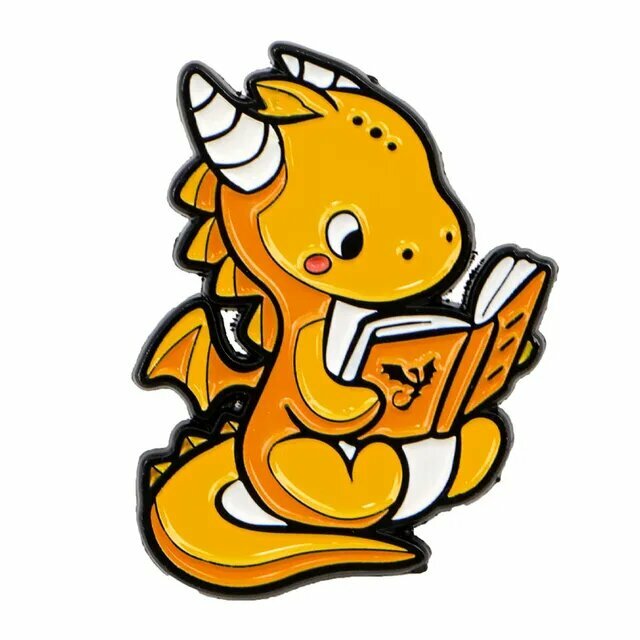 Брошь книга дракон Ramulus