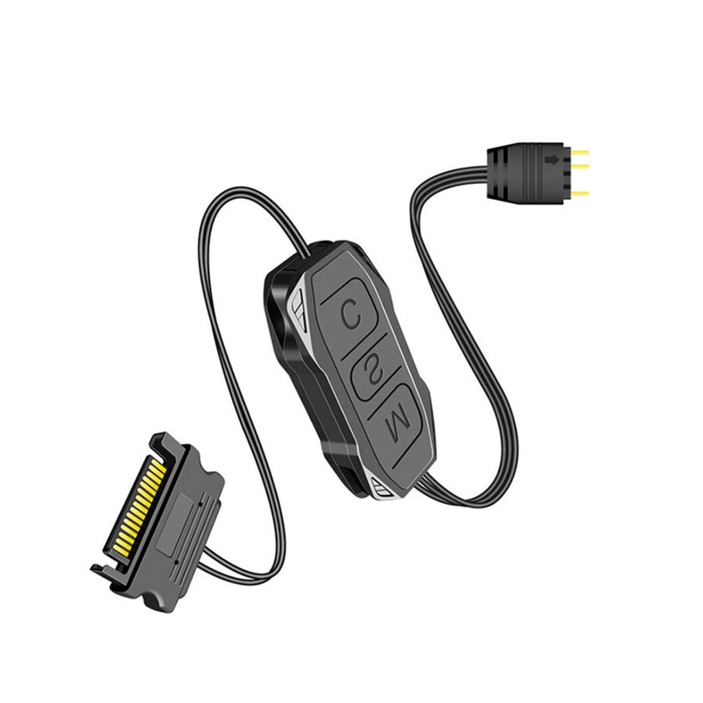 Простой в использовании 5V3Pin ARGB-контроллер для ПК с регулировкой яркости и скорости