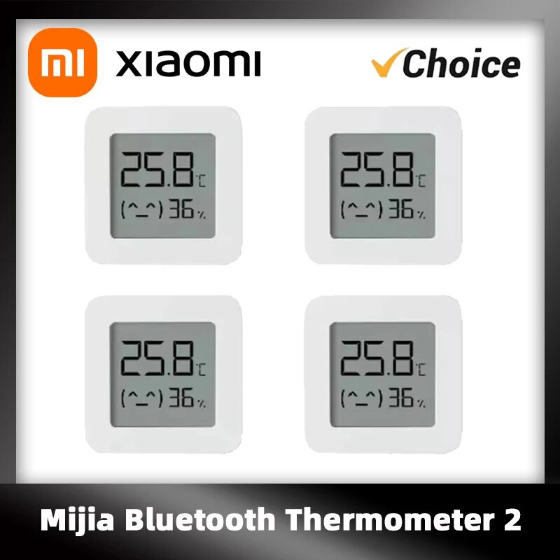 Белый термометр Xiaomi Mi Bluetooth Thermometer 2 — фото 1