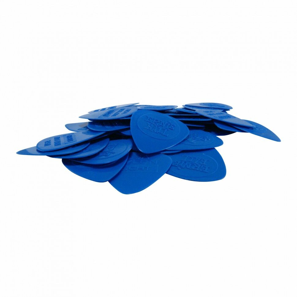 Медиаторы Ernie Ball 9130 U Упак. медиаторов. Нейлон/Тонкие/0,53мм/Голубые/50 шт/