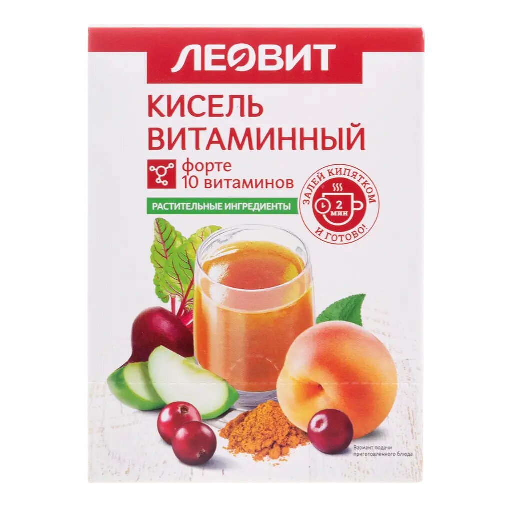 Леовит Кисель Витаминный Форте пакеты по 20 г 5 шт
