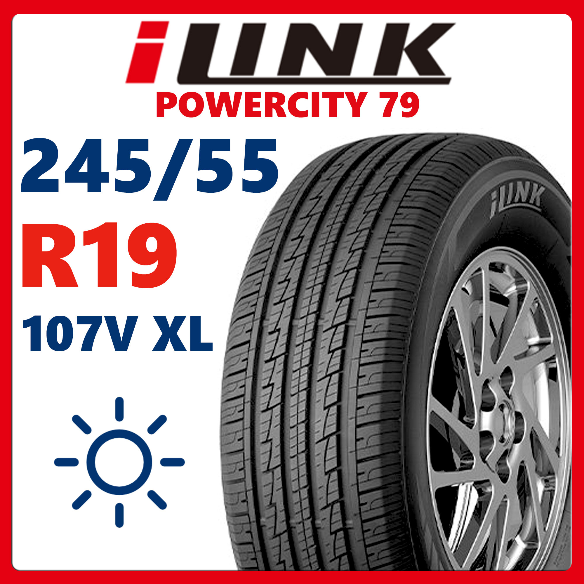 Летние шины iLink POWERCITY 79 245/55 R19 107V XL