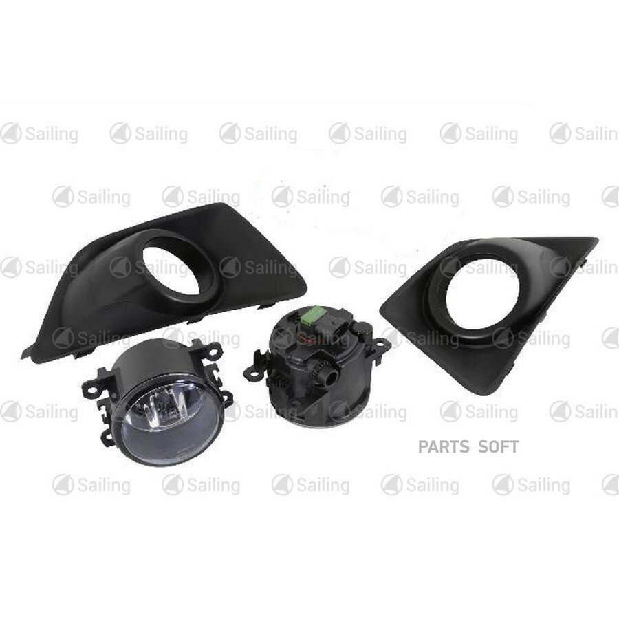 Фара противотуманная (ПТФ) левая+правая комплект с решеткой ECOSPORT II 2013- от официального дистрибьютора, SAILING, артикул FDLFD502B02