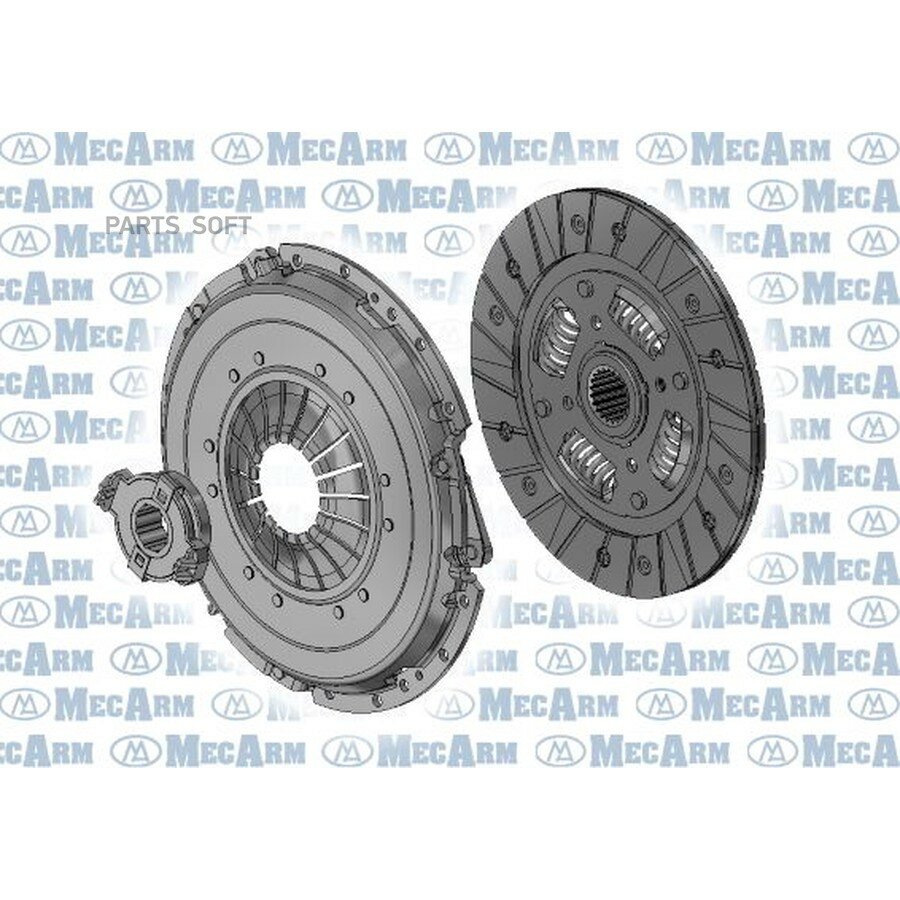 Комплект сцепления от официального дистрибьютора, MECARM, артикул MK9957