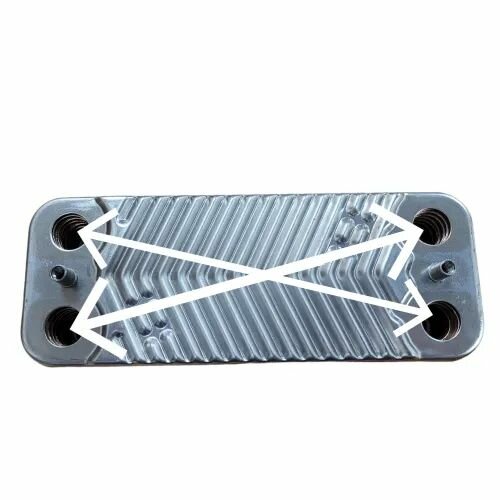 Пластинчатый (вторичный) теплообменник для котлов Mizudo 16 пластин M36-40Т AB.08.02.0016