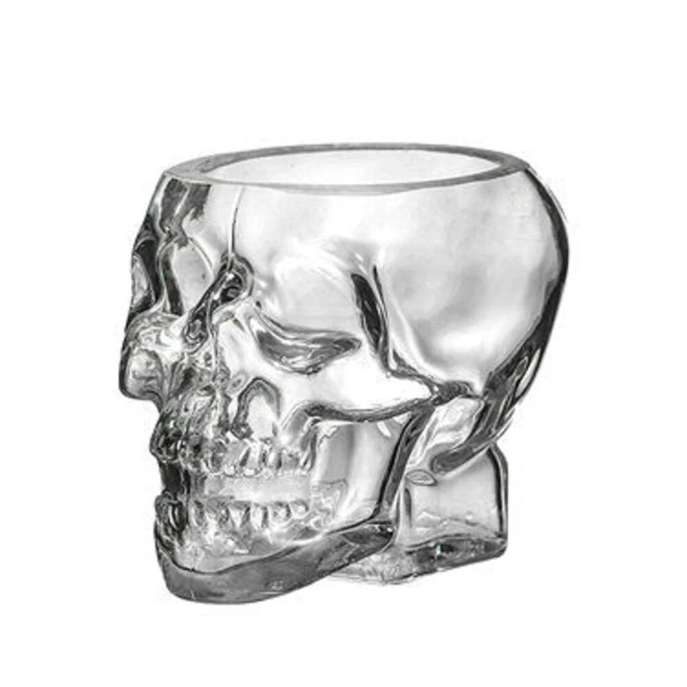 Стеклянная бутылка с черепом Shunmaii 150/350 мл 150ml
