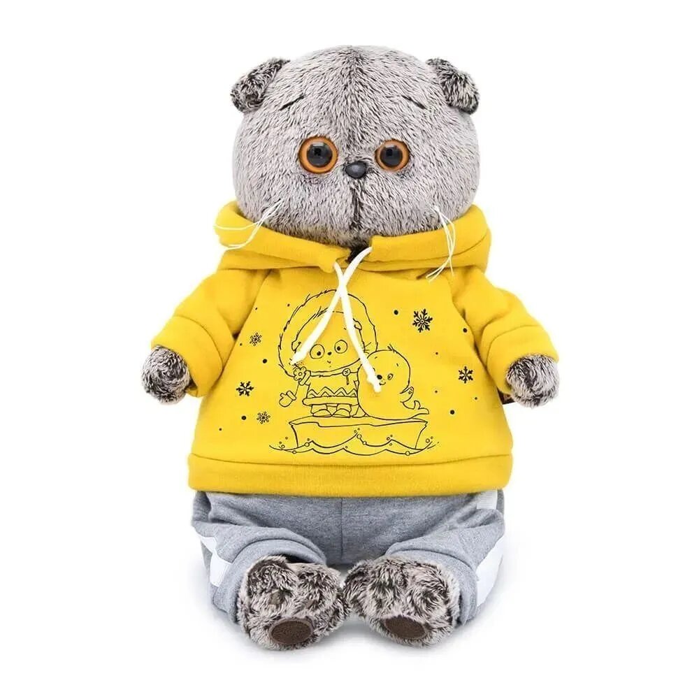 Кот Басик в спортивном костюме 23 см