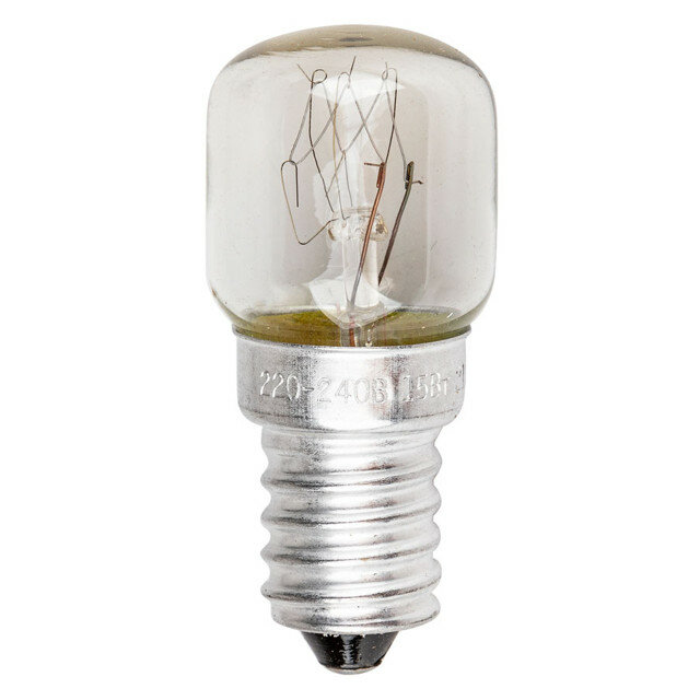 Лампа накаливания включай для печей Т22 15Вт E14 300 градусов жаростойкая лампа