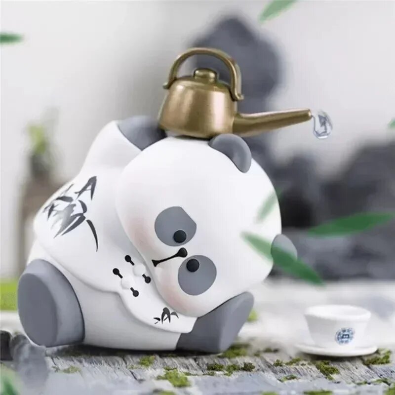 Фигурка панды с чайником Luo Jiujiu, Цвет: B