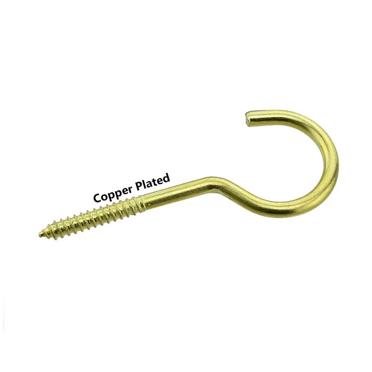 Саморезы с крючком и кольцом Диаметр: 1,9 мм ~ 6,45 мм, винт с крючком и кольцом с открытым концом Винты с козьим глазом Легкие крючки