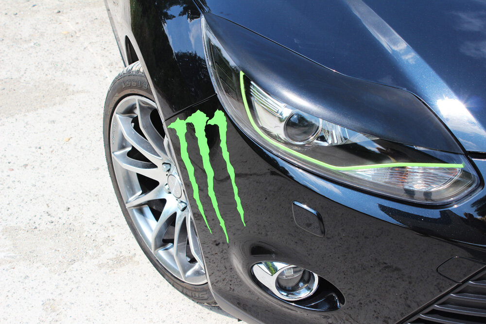 Накладки на передние фары (Реснички) Русская Артель, для автомобиля Ford Focus III 2011-2013