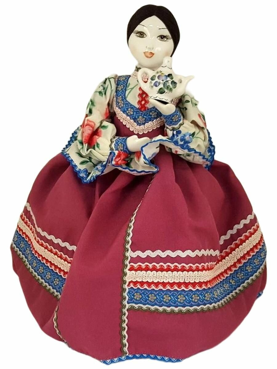 Кукла коллекционная, чайница, грелка -2, ручная работа
