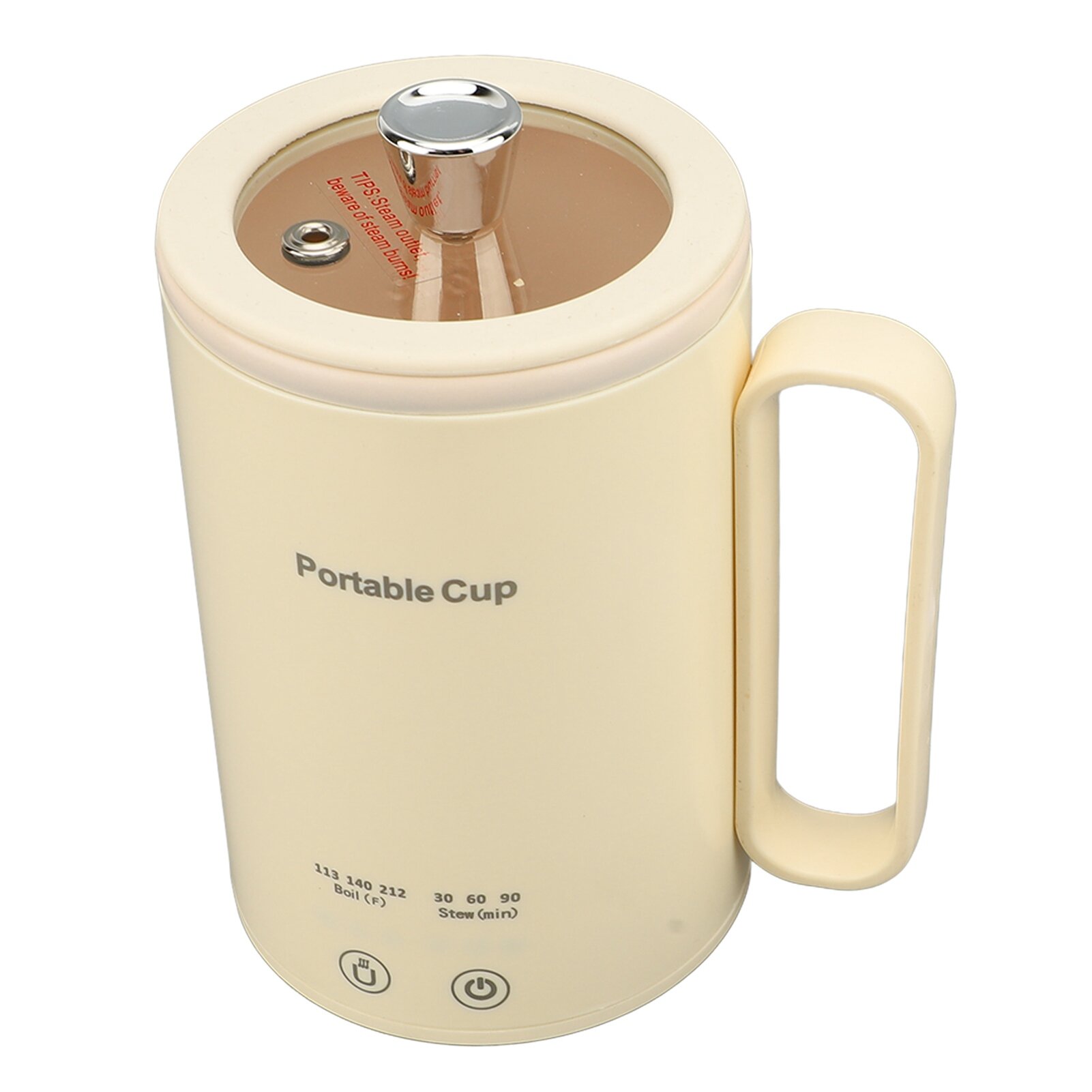 Маленький портативный электрический чайник 300 Вт с автоматическим отключением питания и защитой от выкипания, мини-бойлер для нагрева воды, дорожный чайник для чая и кофе, вилка стандарта США 110 В
