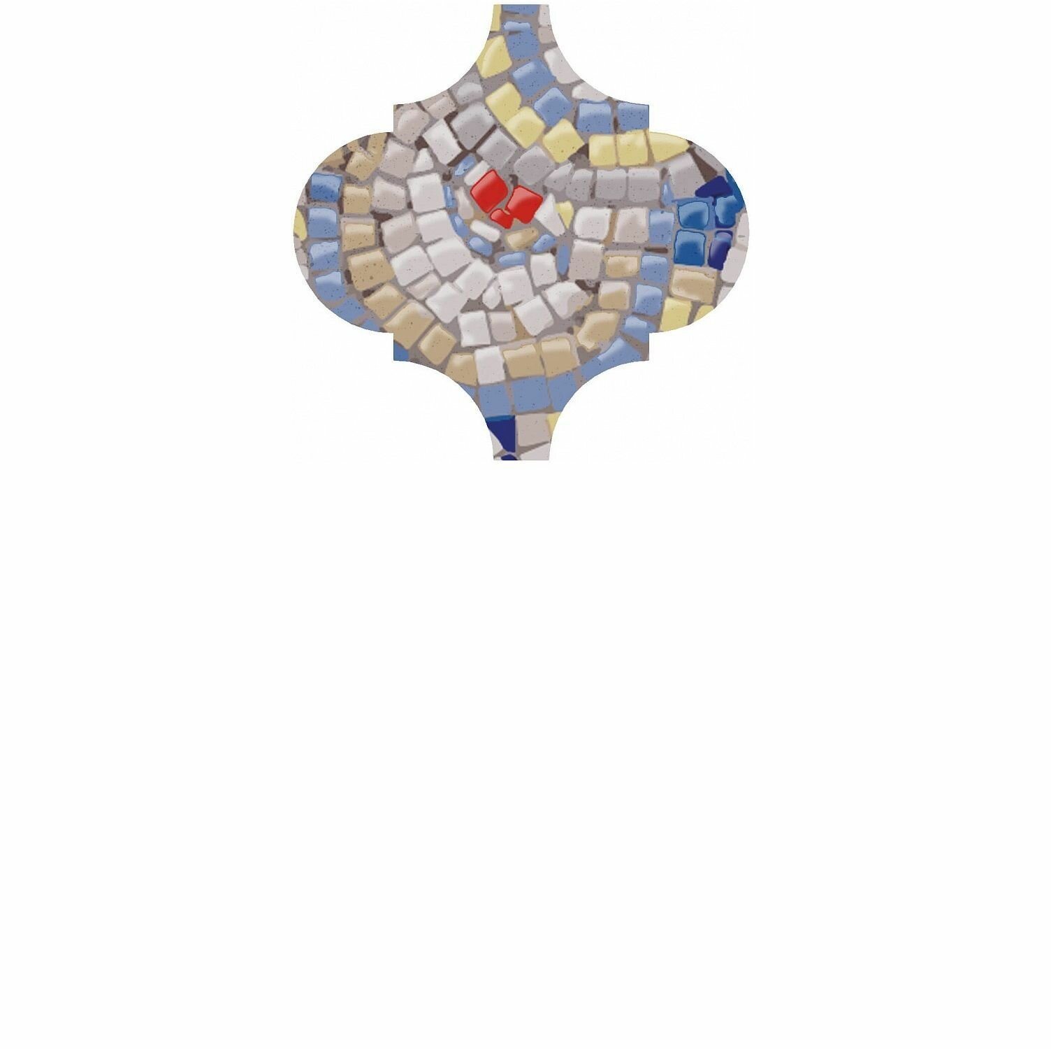 Керамическая плитка KERAMA MARAZZI OP/A169/65000 Декор Арабески Майолика Гауди 6,5х6,5х7 Цена за 1/шт