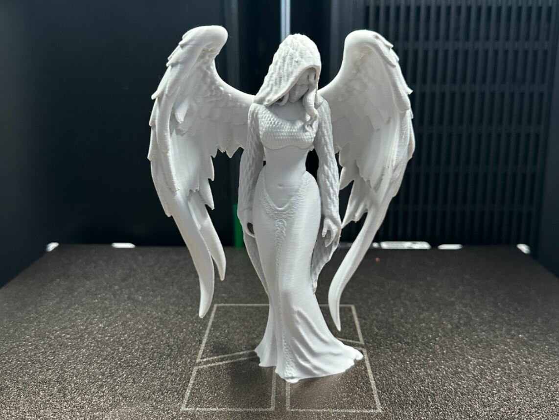 Статуэтка Темный Ангел. 3D Print. Пластик. Высота 15 см. Цвет на выбор