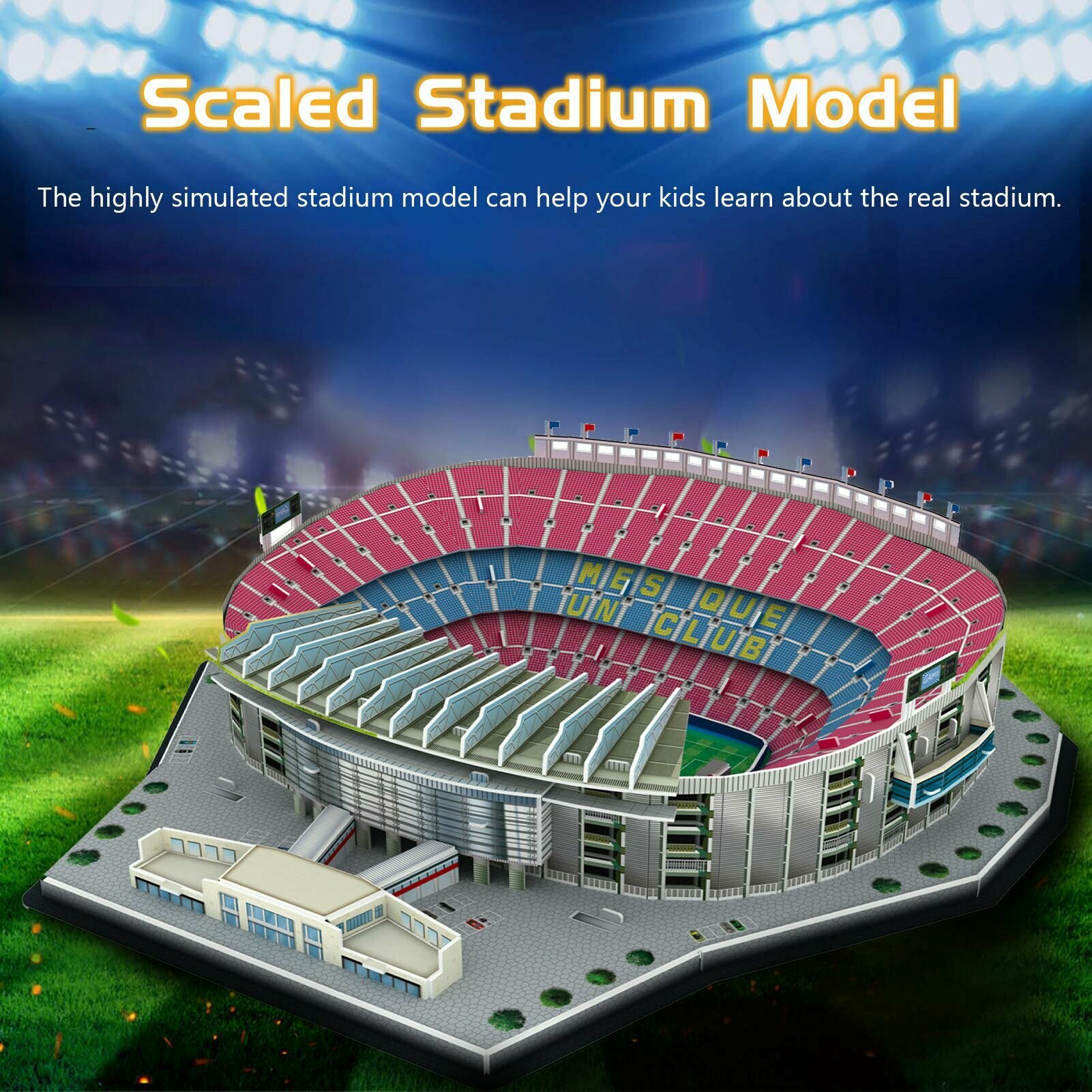 69 шт. 3D-пазл Стадион PP6697 Стадион Барселона-Камп Ноу