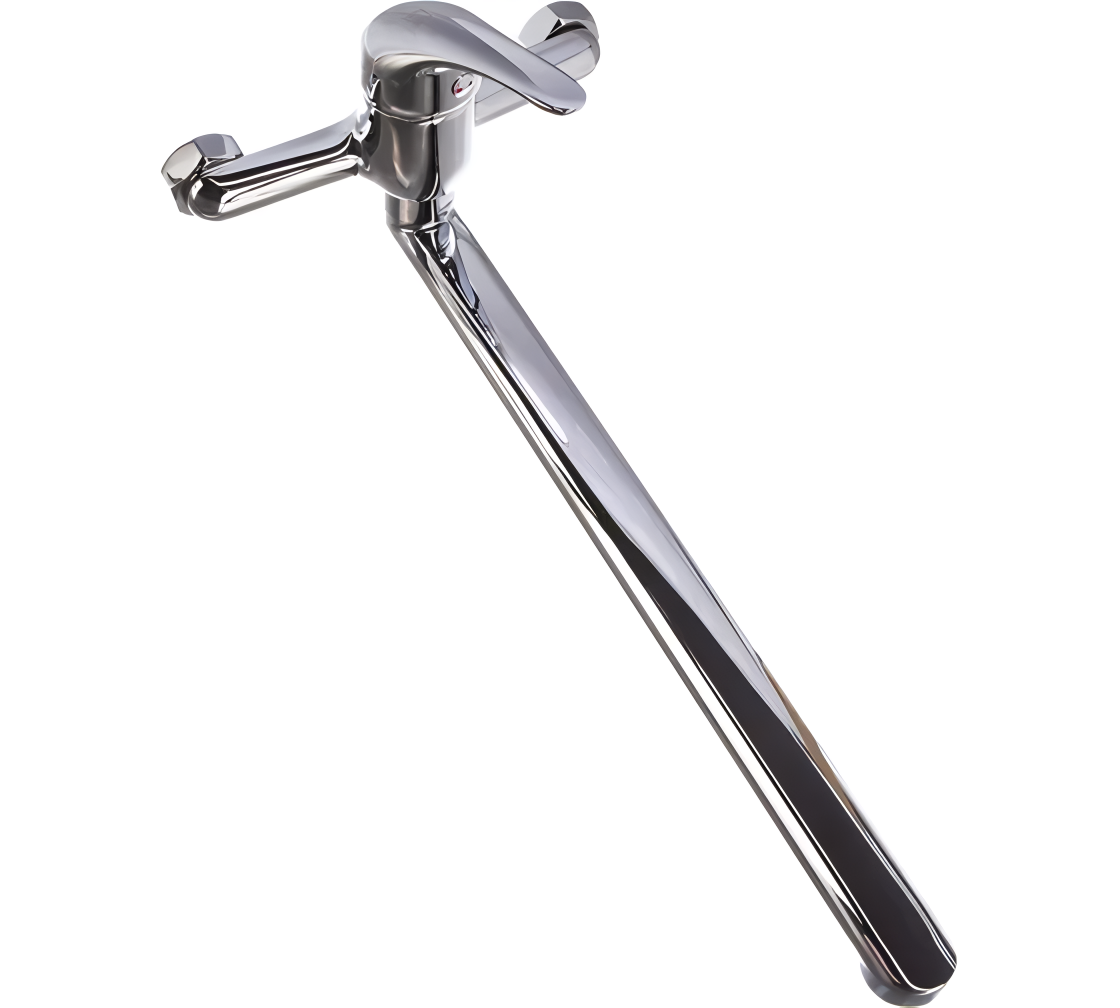 Смеситель для ванны Йота с L-изливом 350мм МИКС ЭНД ФИКС качественный