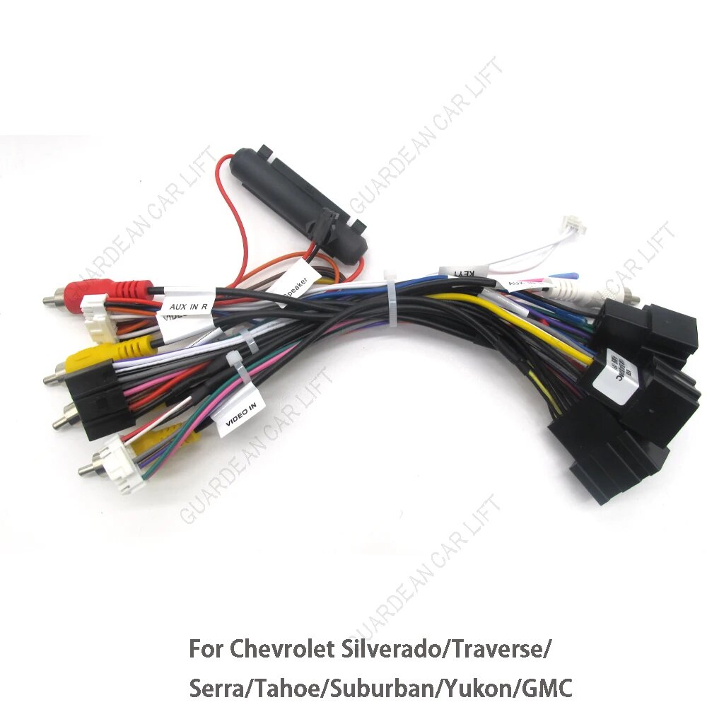 Canbus Box Adaptador Decodificador com Cabo для Chevrolet Silverado/Traverse/Serra/Tahoe/Suburban/Yukon/GMC Android Radio only cable