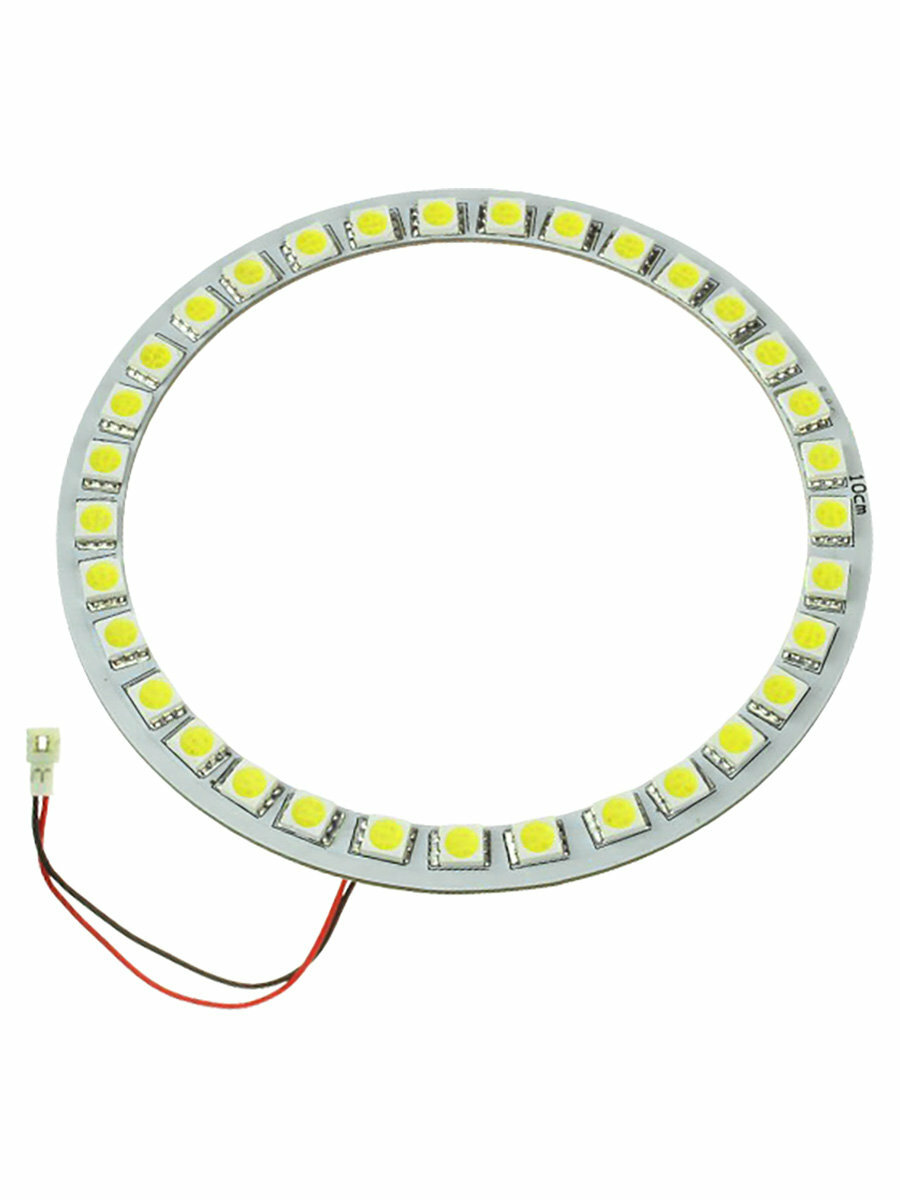 Светодиодные Ангельские глазки 33свд белые 0,5*0,5 100мм
