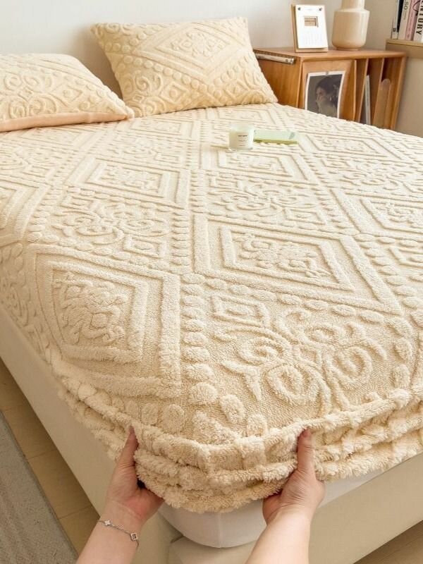 IKEA Наматрасник 180x200х28см слоновая кость