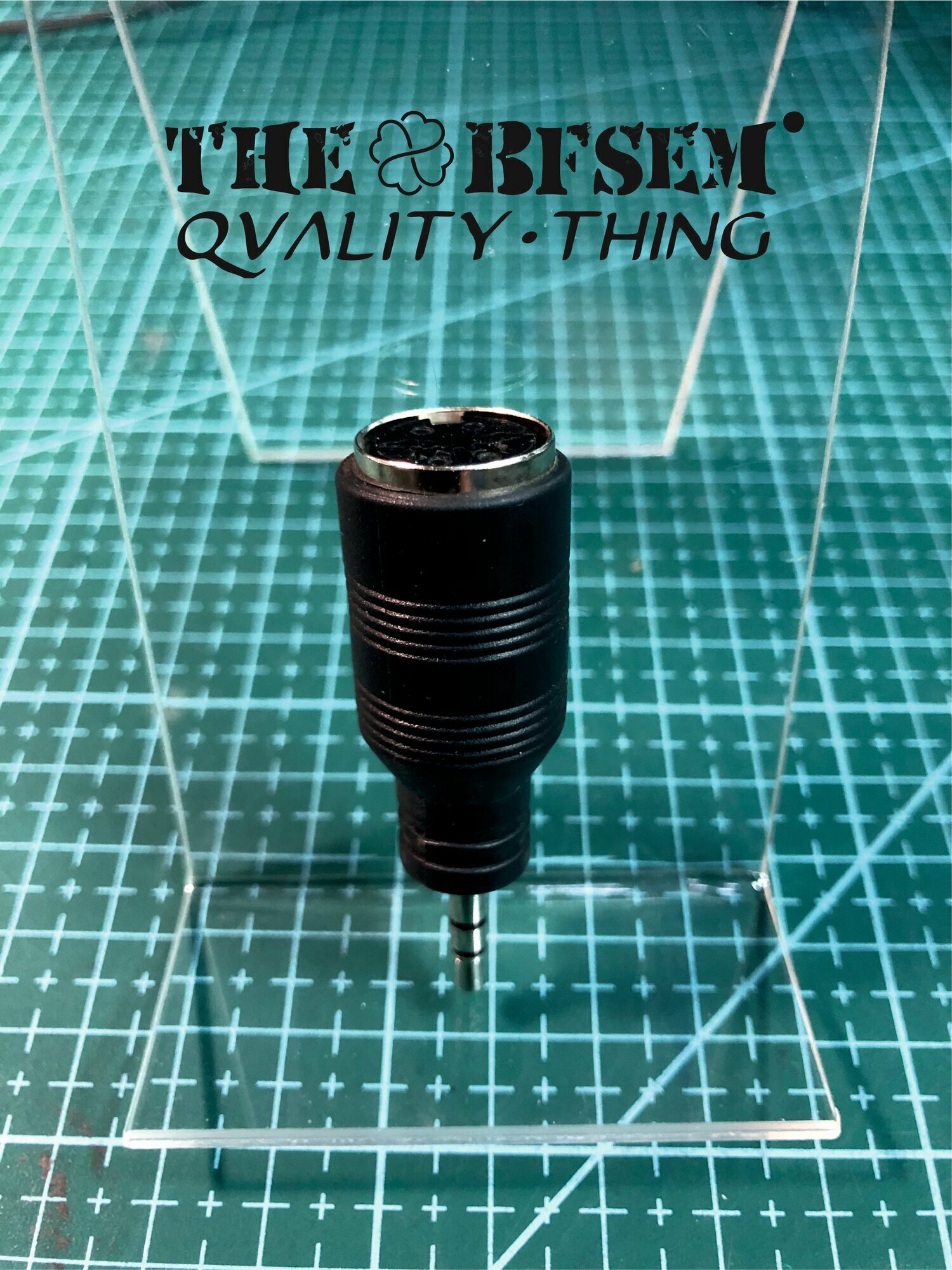 Переходник DIN 5-pin "гн" - Jack 3.5 "шт"/ металл / стерео