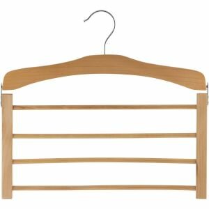 Вешалка для брюк Рыжий Кот, деревянная, 4 перекладины, 39,1 х 33,2 х 1,52 см